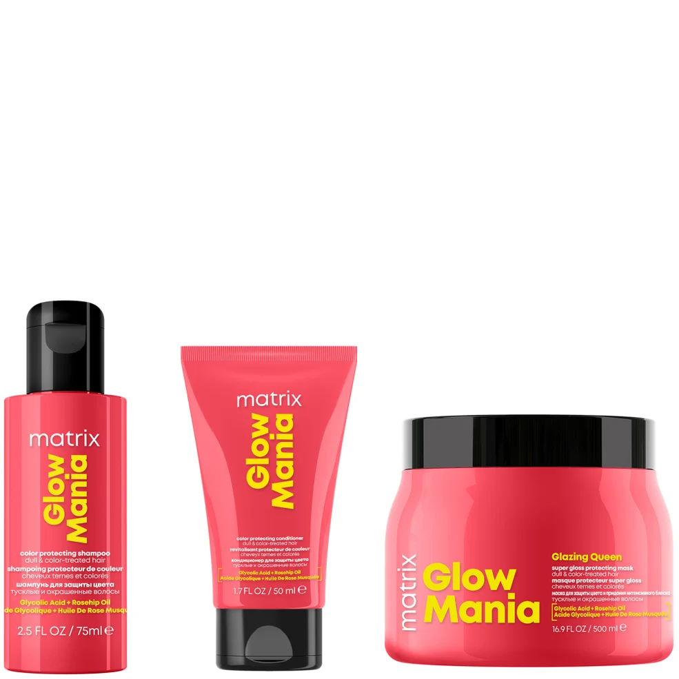 Glow Mania Super Gloss Protecting Mask 500ml With Mini Colour Glow Mania Super Gloss Protecting Mask 500ml With Mini Colour